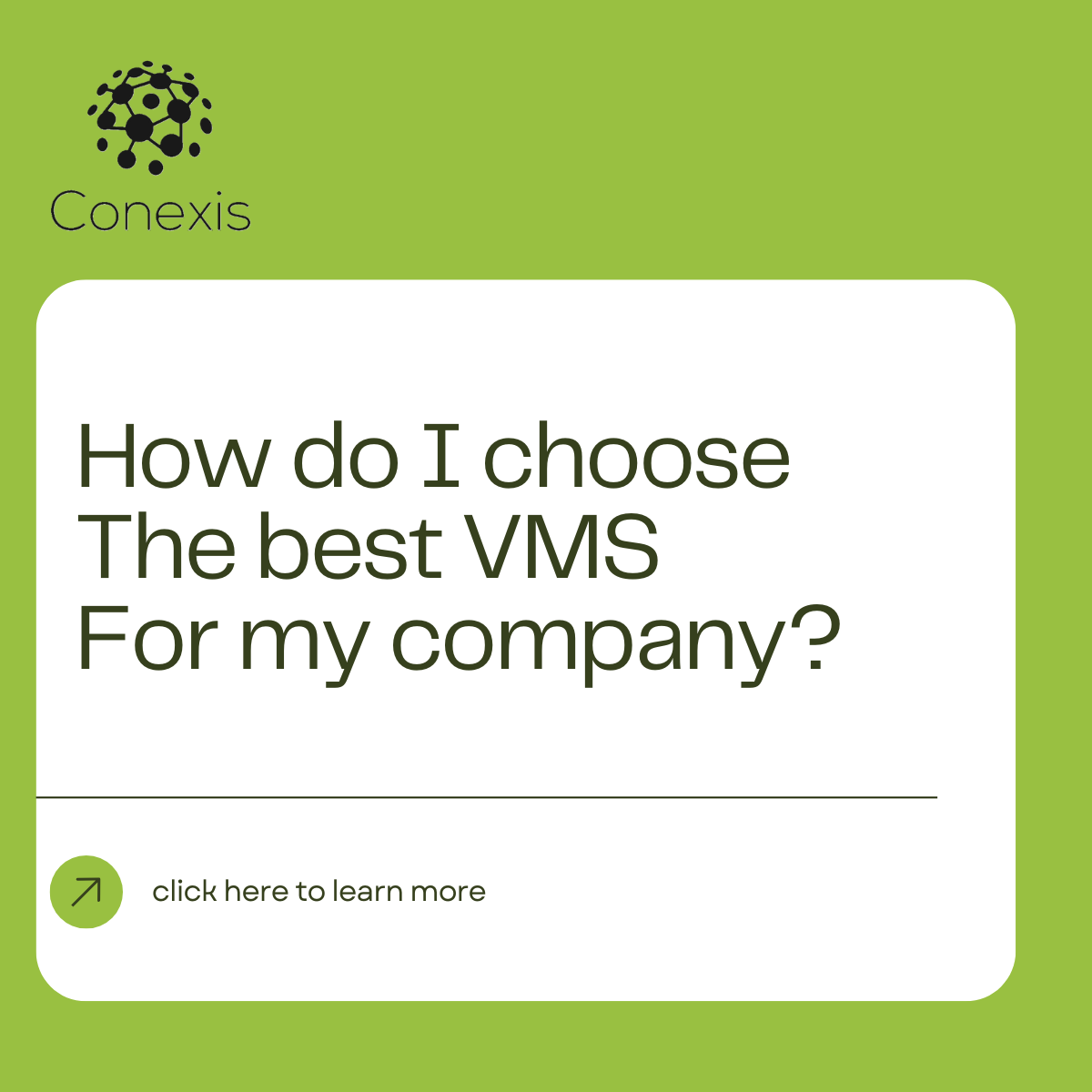 Conexis VMS | VMS Education Center